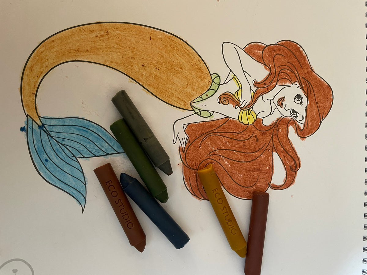 100% Natural Wax Crayons - 5 Colors – The Kind Market